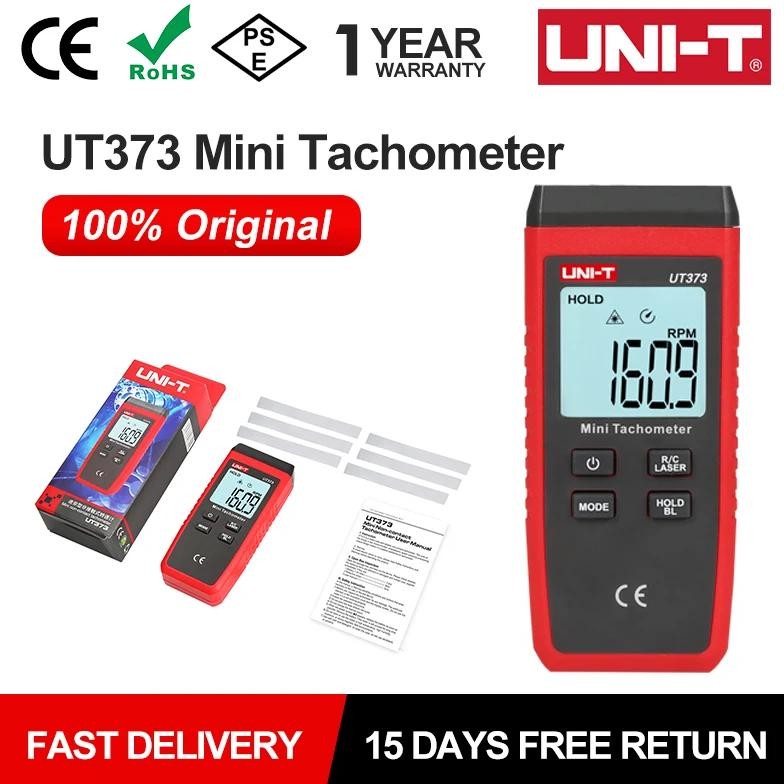 Jual Uni-T Ut373 Digital Speed Tachometer Rpm Laser Non-Contact ...