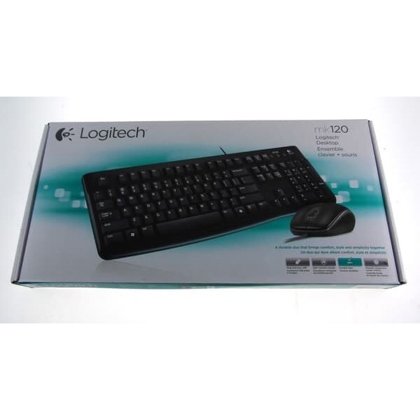 Jual KEYBOARD + MOUSE LOGITECH MK 120 USB | Shopee Indonesia