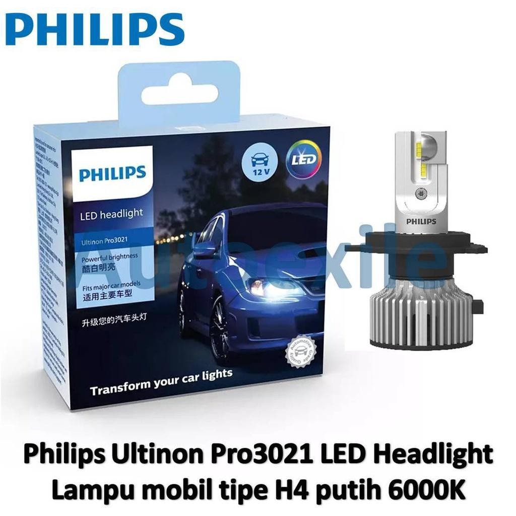 Jual Philips Ultinon Pro3021 Led Headlight H4 12V 24V Putih 6000K Lampu ...
