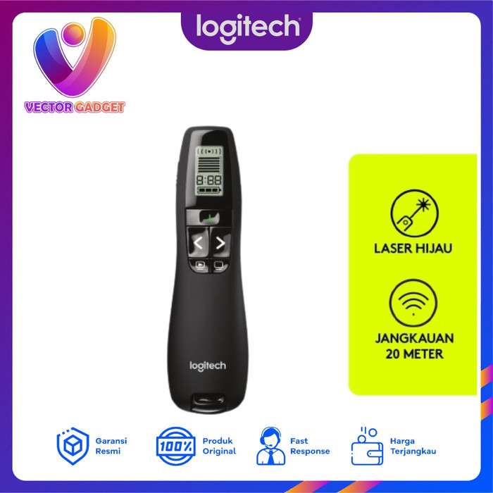Jual Logitech R800 Profesional Presenter Green Light Laser-Garansi ...