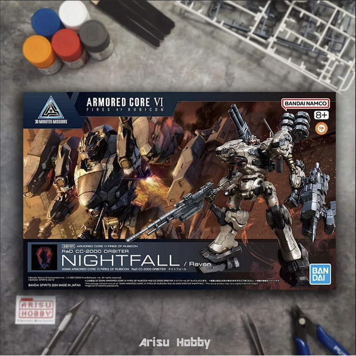 Jual 30MM Armored Core VI Fires of Rubicon Nightfall Raven Orbiter ...