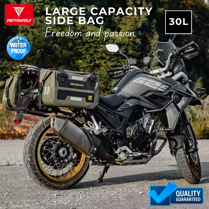 Jual Side Bag Motor Motowolf Tas Travel Touring Multifungsi Waterproof ...