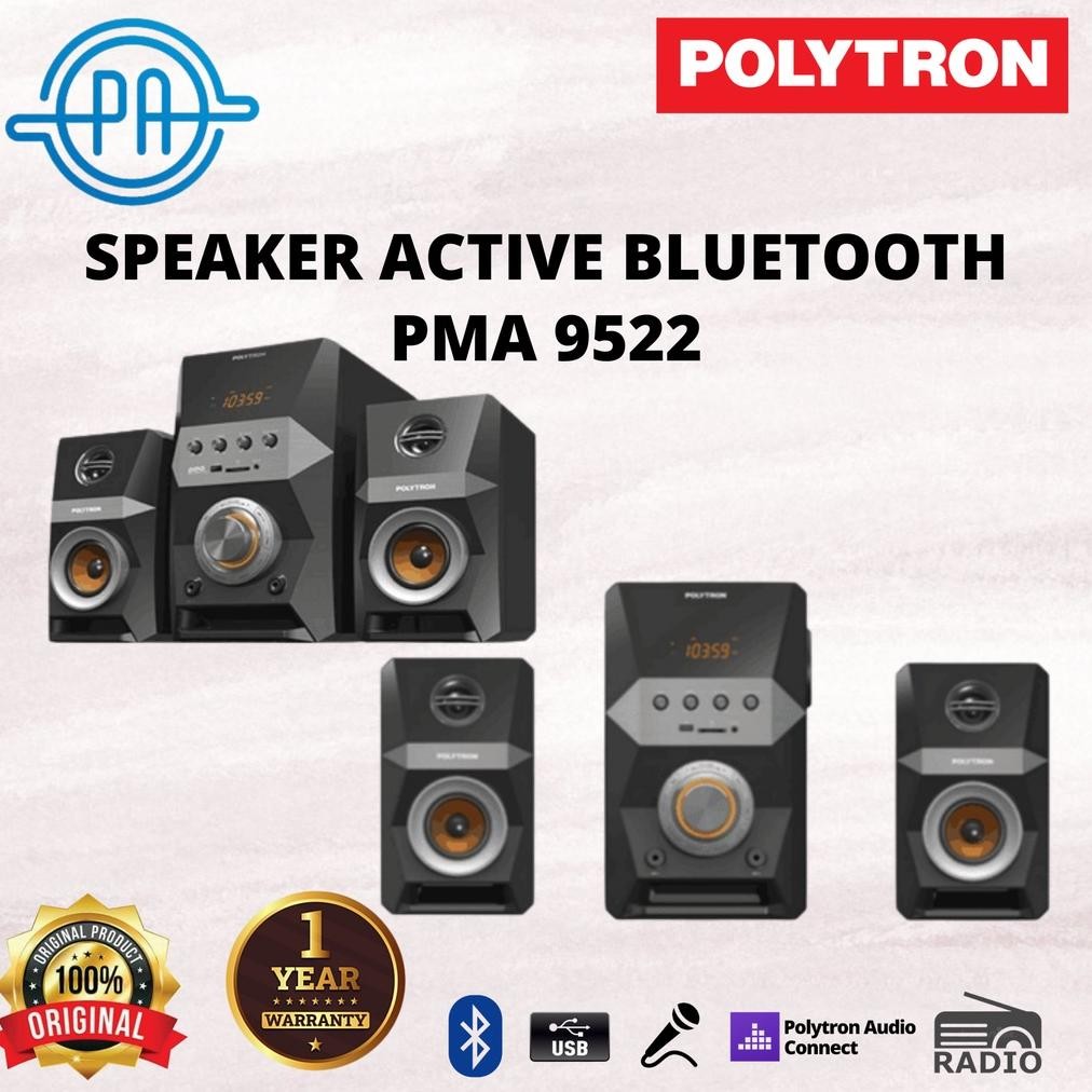 Jual ngel speaker aktif polytron pma 9502 / pma 9522 speaker bluetooth ...
