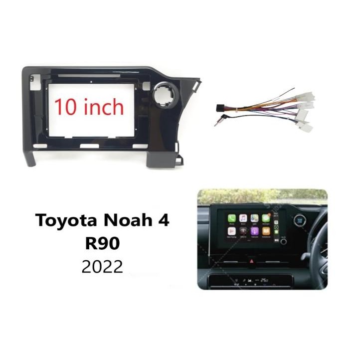 Jual frame head unit android 10 inch Toyota Voxy Noah 2022 RHD UV black ...