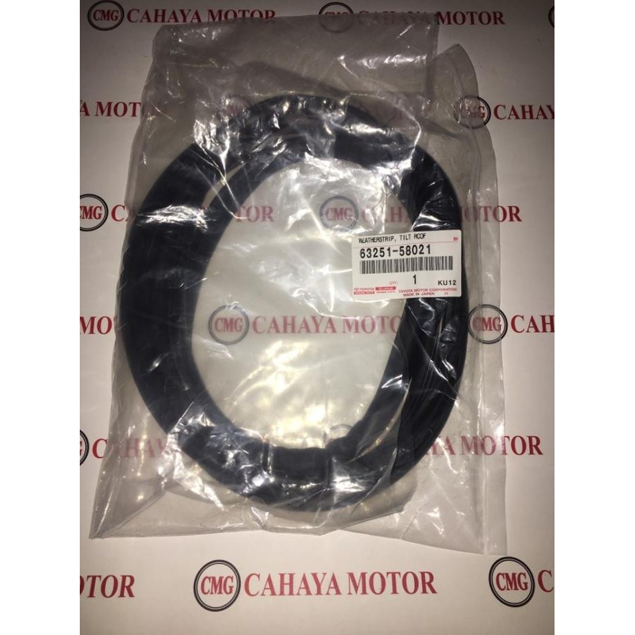 Jual KARET ROOF ATAS KARET SUNROOF ALPHARD VELLFIRE ORIGINAL ORIGINAL ...