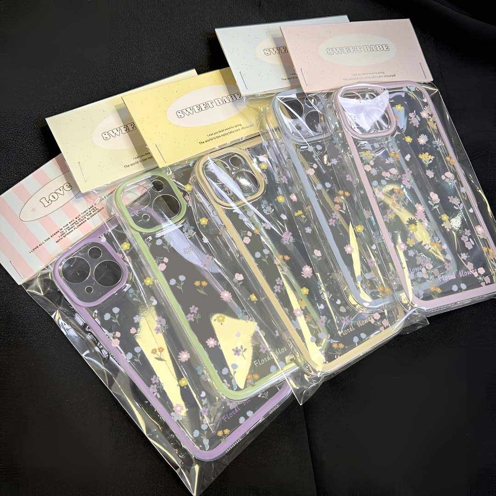 Jual Aesthetic Bunga Premium Tpu Luar Negeri Case Iphone 16 Plus 12 ...