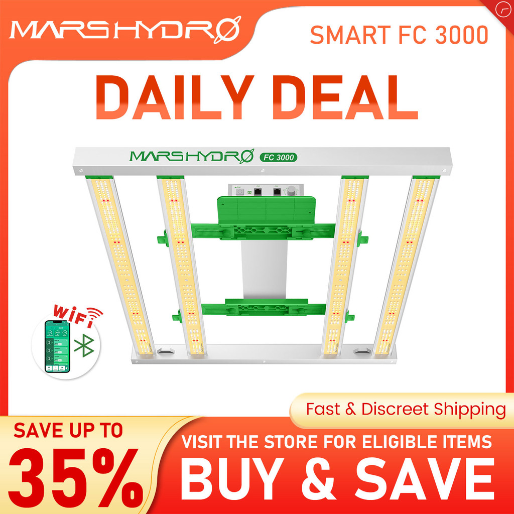 Jual Mars Hydro Smart FC 3000 Led Grow Light Dimmab Full | Shopee Indonesia