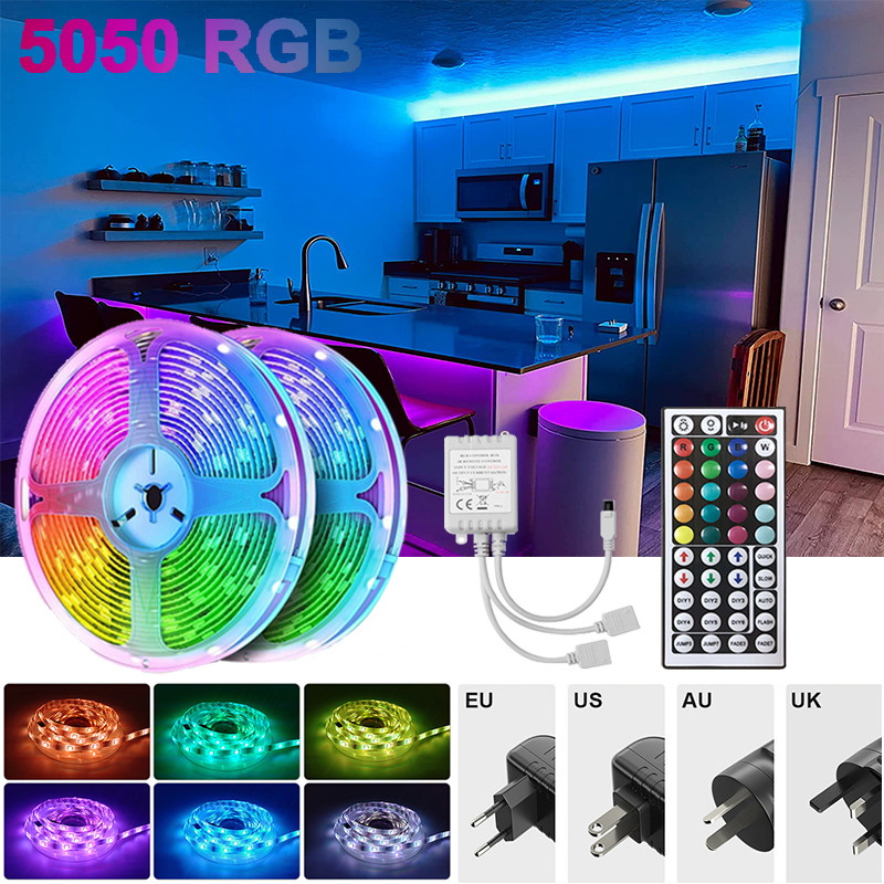Jual Rgb Led Strips Lights For Room Smart Control Rgb Led Tape | Shopee ...