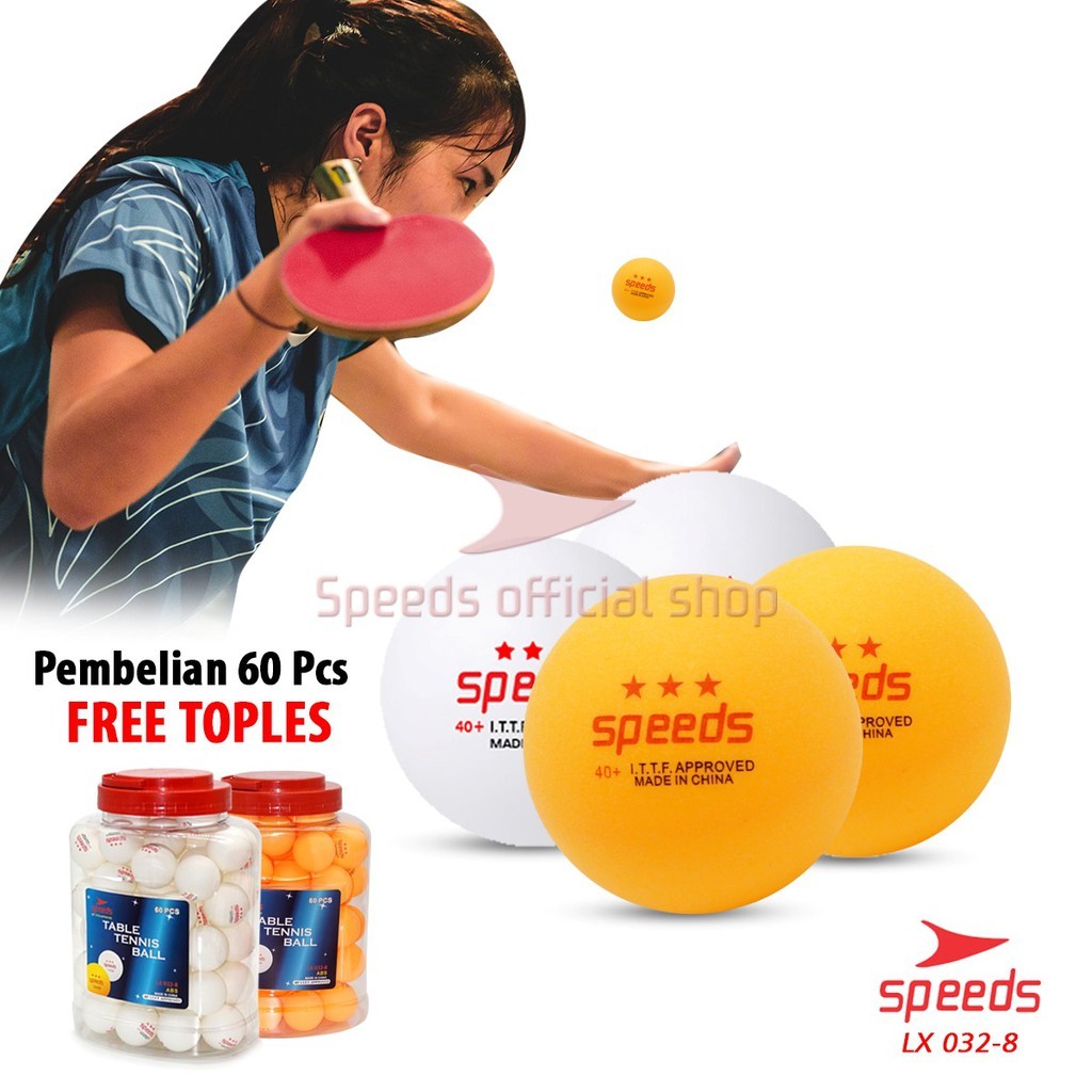 Jual SPEEDS Bola PingPong Bola Tenis Meja Tennis Table Ball Bola Pingpong 1pc Tenis Meja 032-2 ...