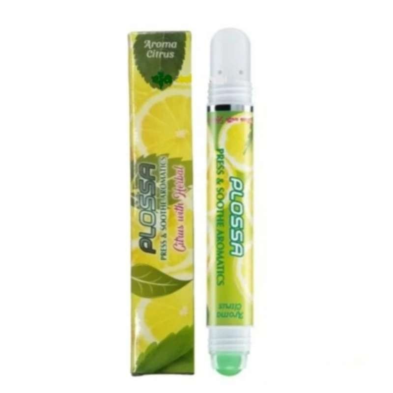 Jual PLOSSA INHALER & ROLL ON CITRUS WITH HERBAL 10 ML | Shopee Indonesia