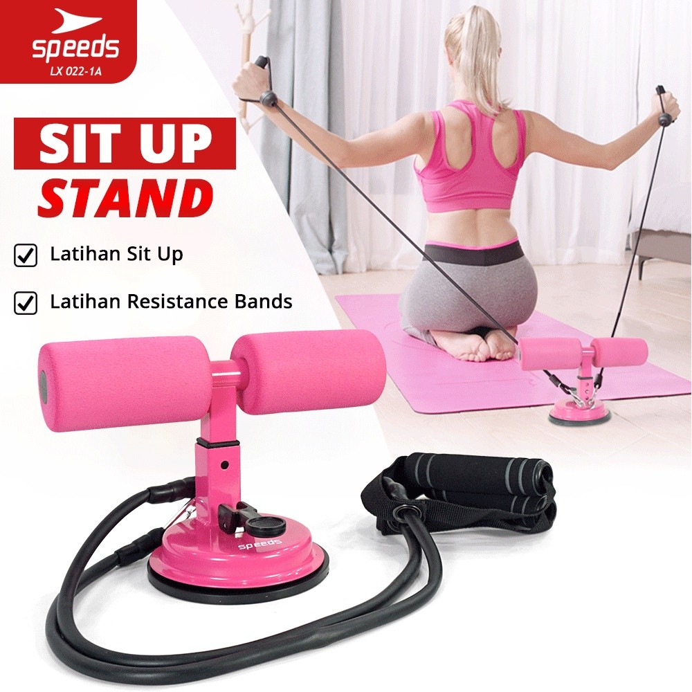 Jual SPEEDS Sit Up Stand + Tali Resitance Bands Holder Penahan Kaki Sit ...
