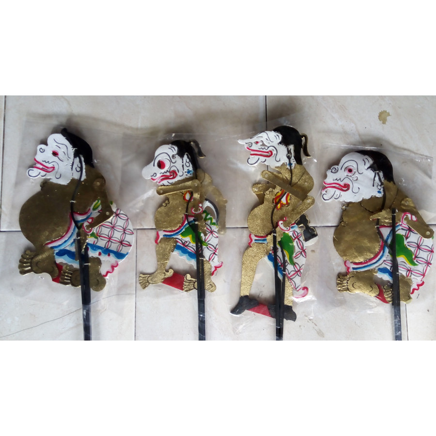 Jual satu set wayang kulit punakawan ( 30 cm) | Shopee Indonesia