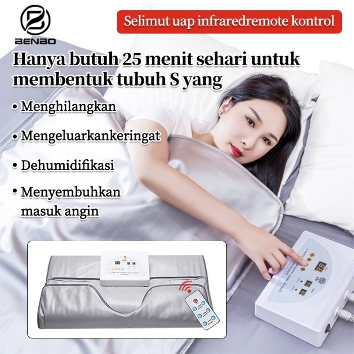 Jual BENBO Alat Spa/Alat Mandi Uap/ sauna blanket slimming body selimut ...