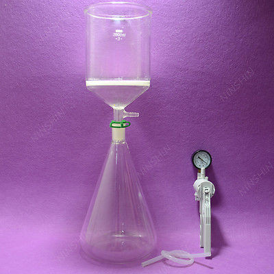Jual Filtration Set[3000ML Erlenmeyer Flask+2000ML Filter Funnel(3 ...