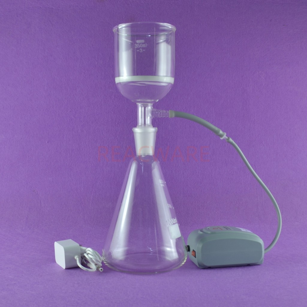 Jual Laboratory filter glassware kit with the Vacuum mini Pump | Shopee ...