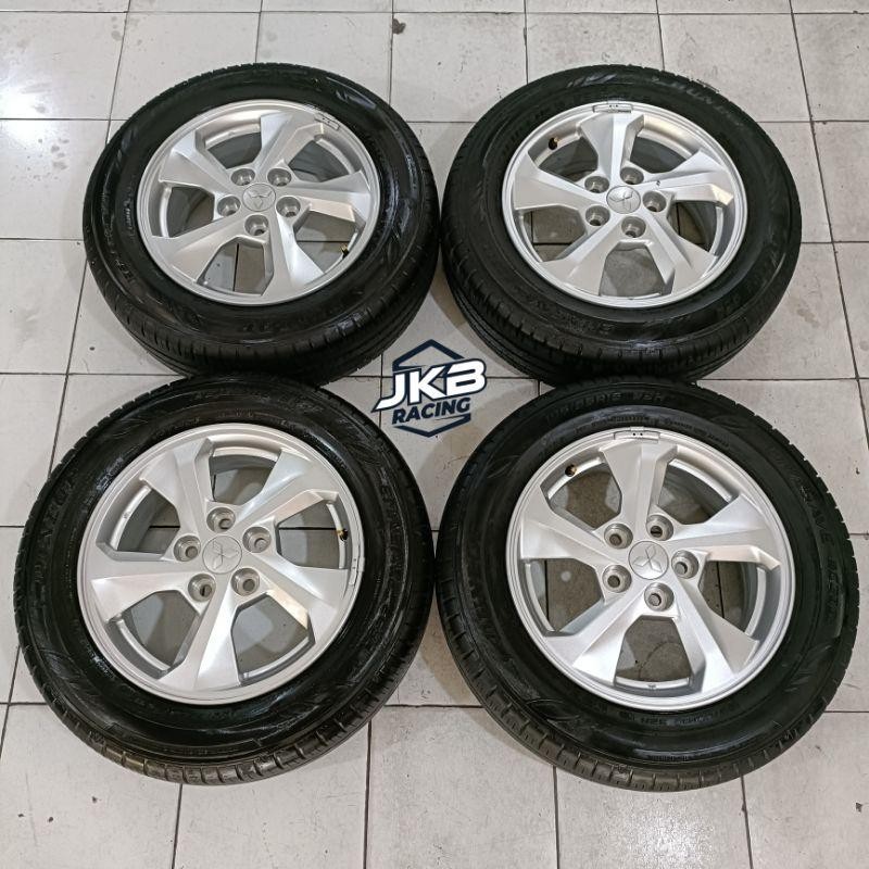 Jual Velg Mobil Bekas Oem New Xpander Ring 16 Pcd 5X114.3 + Ban Dunlop 195 65 R16 | Shopee Indonesia