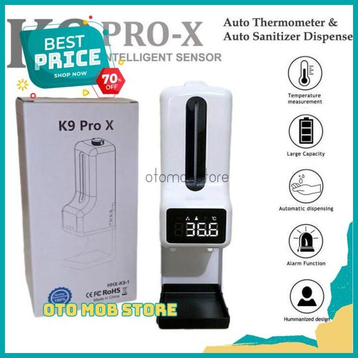 Jual KUALITAS PRODUK TERBAIK K9 PRO X WALL AUTOMATIC DISPENSER HAND SANITIZER INFRARED ...