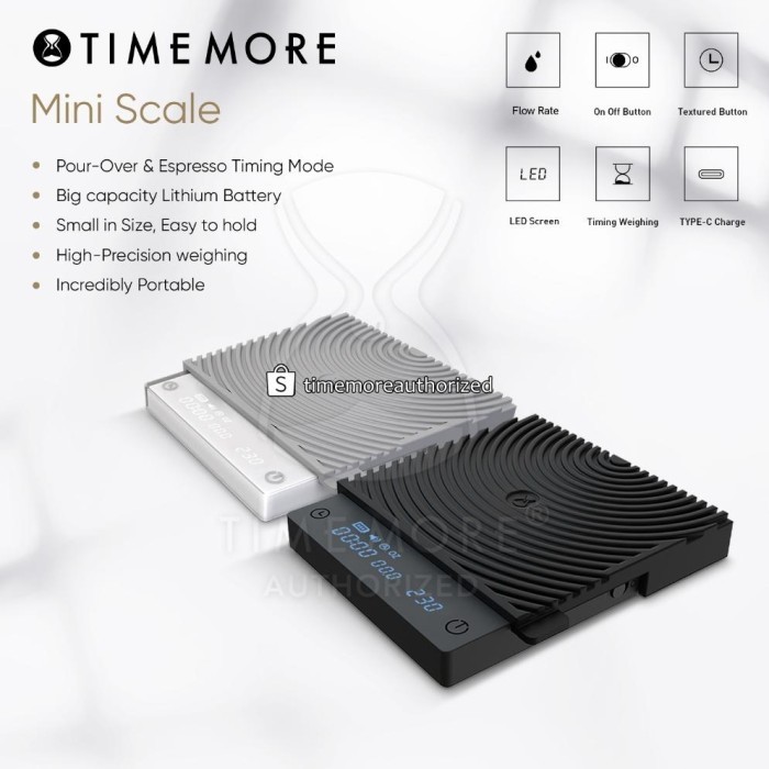Jual Timemore Mini Scale & Basic Plus 2 Scale & Basic Pro Scale Black ...