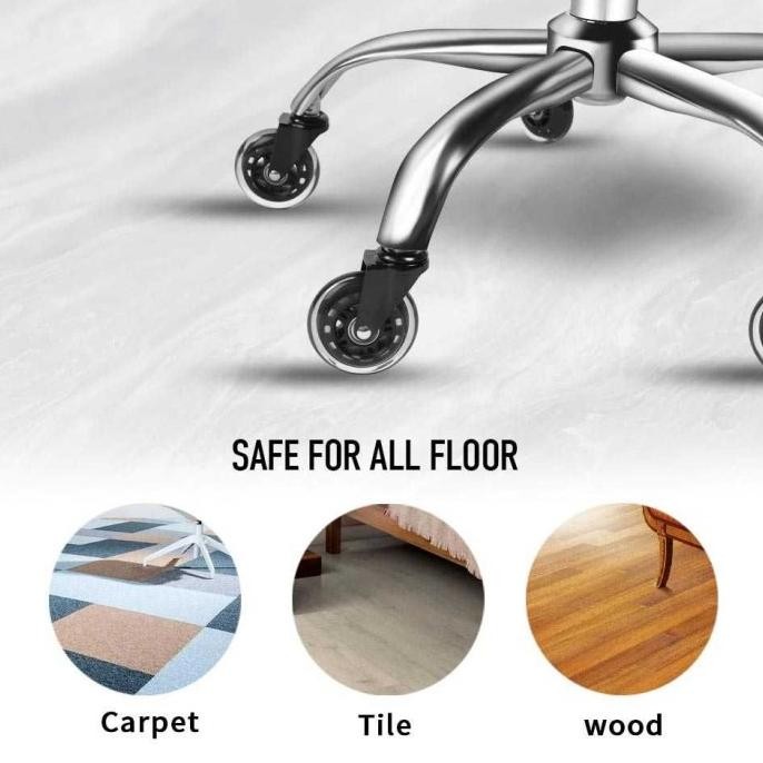 Jual Roda Kursi Kantor Rollerblade Office Chair Caster 11 mm 5 PCS ...