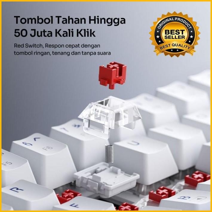 Jual Robot Workmate Iv Mechanical Wired Keyboard Gaming 63 Keys Pbt ...