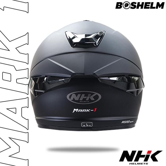 Jual Helm NHK MARK 1 ELITE SOLID Helm Full Face SNI Terlaris | Shopee ...