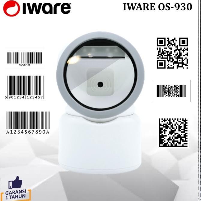 Jual Iware OS930 Barcode Scanner Omni Imager 2D QR Code E-Faktur USB OS ...