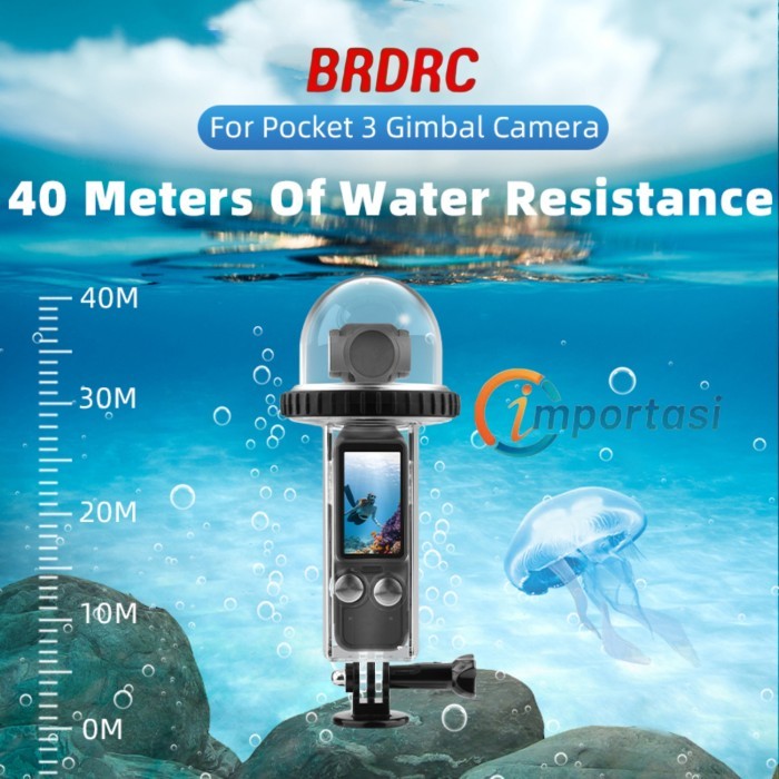 Jual Murah 40M Waterproof Dive Case Housing DJI Osmo Pocket 3 ...