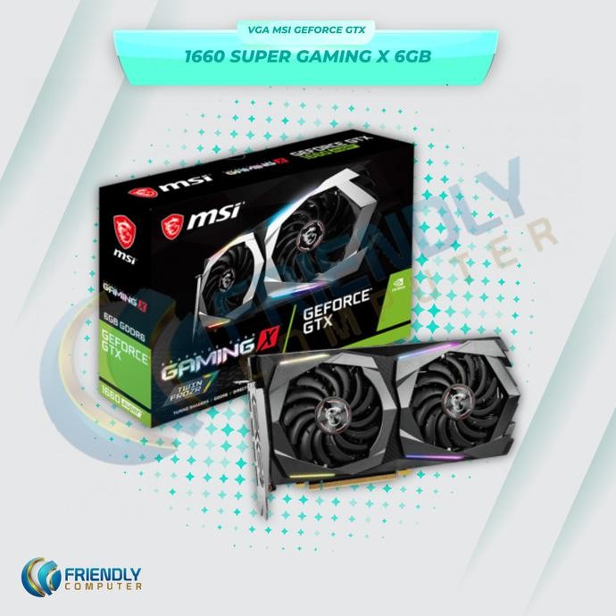 Jual VGA MSI NVidia GeForce GTX 1660 SUPER Gaming X 6GB GDDR6 | Shopee ...