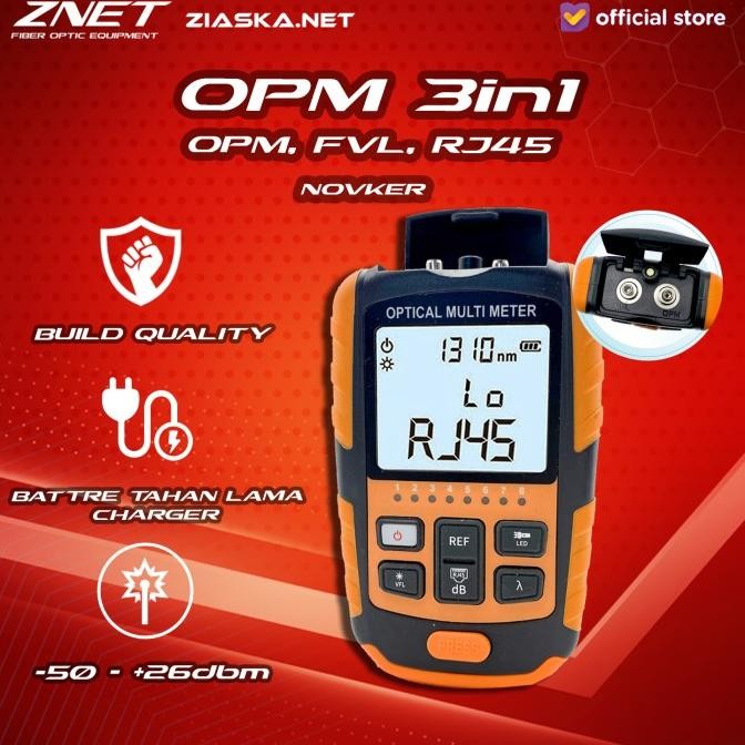 Jual HARGA DISC - Mini OPM 3 in 1 OPTICAL POWER METER OPM FVL RJ45 LAN ...