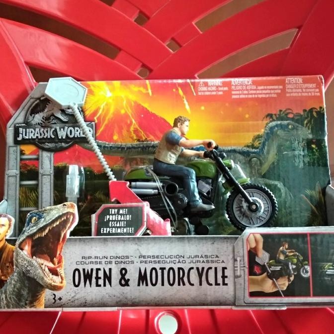 Jual Owen and Motorcycle Original Mattel Jurassic World | Shopee Indonesia