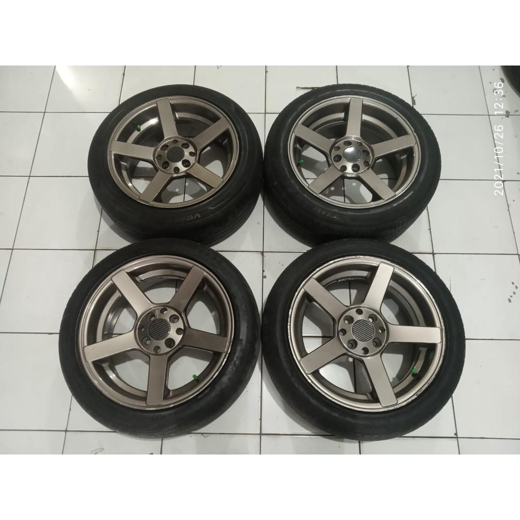 Jual Velg Mobil Bekas Ring 16 Lubang Baut 8X100-114 Plus Ban Cocok Untuk Mobil Avanza Xenia ...