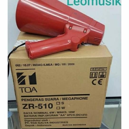 Jual MEGAPHONE TOA 510S ORIGINAL GARANSI RESMI TOA Terlaris | Shopee ...