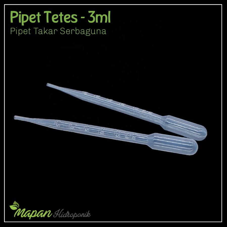 Jual Pipet Tetes 3 ml / Pipet Tetes Plastik 3ml Pipet Skala Takar ...
