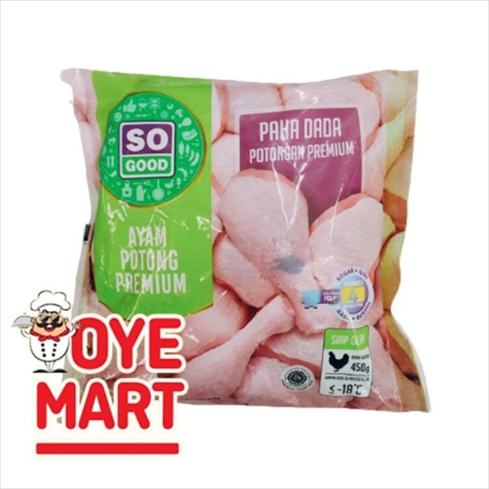 Jual SO GOOD PAHA DAN DADA 450GR/ DAGING AYAM POTONG BEKU MURAH ...