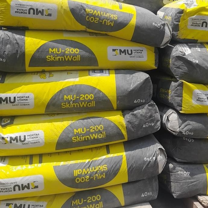 Jual Promo Mortar Utama MU 200 Acian Plester & Beton SkimWall MU200 ...