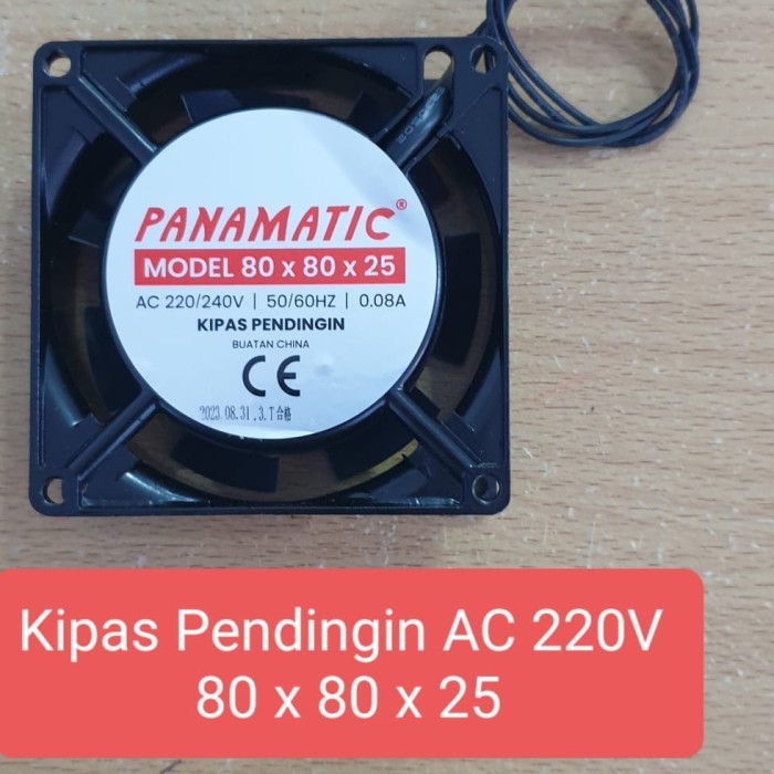 Jual PRY88 ( AC 220V 8X8 ) KIPAS FAN COOLING BLOWER 80 25 BESI 8CM ...
