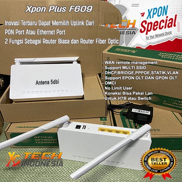 Jual Modem XPON F609 Fullset (unit+adaptor+box) | Shopee Indonesia