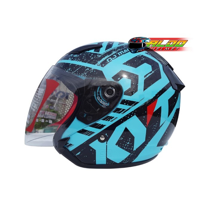 Jual KYT DJ MARU MOTIF ORIGINAL HELM HALF FACE CEWEK COWOK / JUAL INK / NHK | Shopee Indonesia