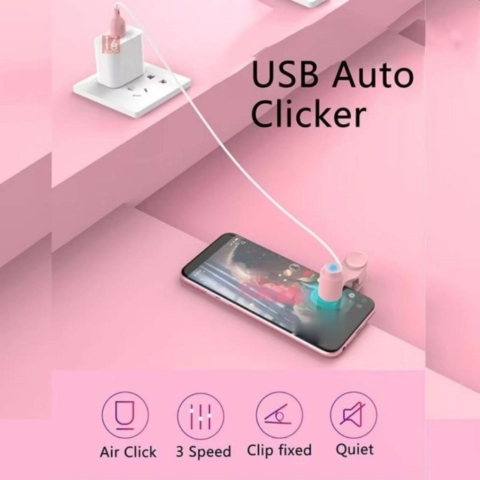 Jual AUTO CLICKER SMART GADGET AUTOLICK NOISY 3 SPEED TAP LAYAR ...