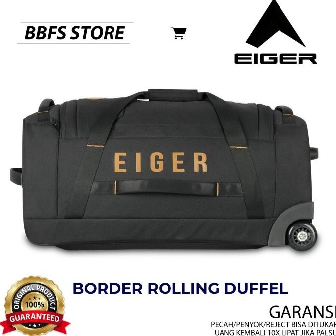 Jual EIGER ORIGINAL BORDER ROLLING DUFFEL 60L 60 L KOPER TAS RODA | Shopee Indonesia