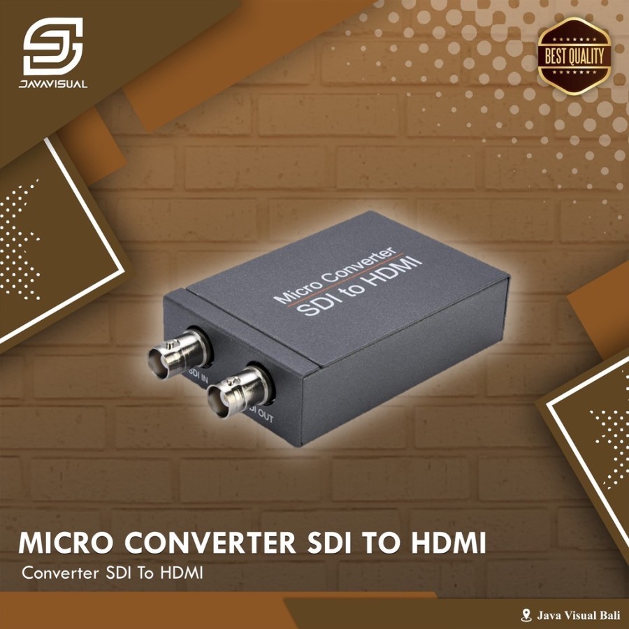 Jual [JaVis] Micro SDI Converter SDI to HDMI/SDI to SDI 2 Routes Output ...