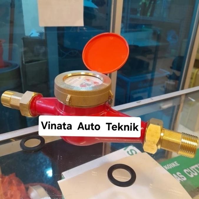 Jual Meteran Air Arita 1" Inch Drat - Flow Meter Arita Dn 25 Drat Kuningan Laris | Shopee Indonesia
