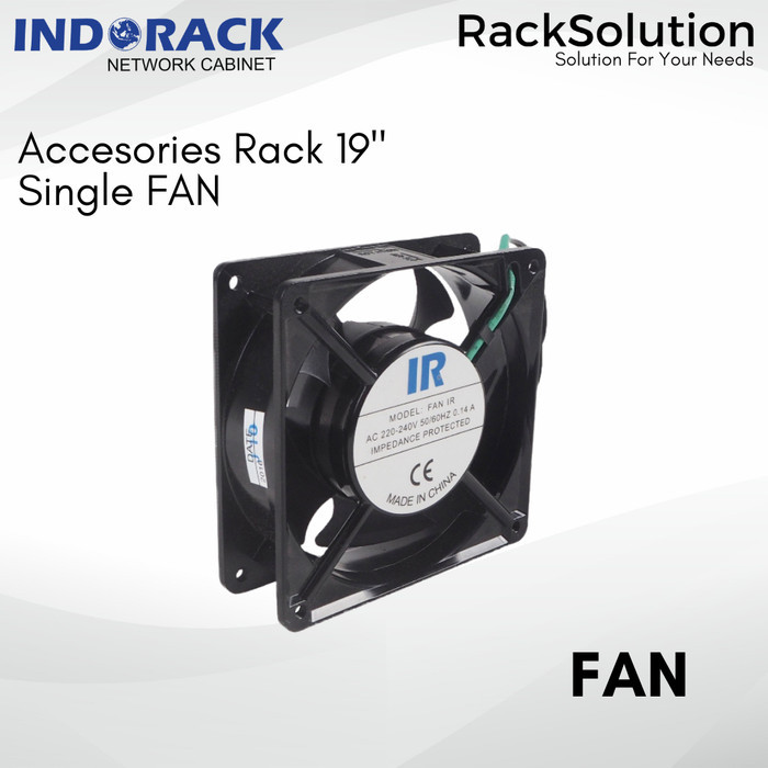 Jual HARGA DISC - Indorack Accesories Single FAN 12cm x 12cm Kipas Rack ...