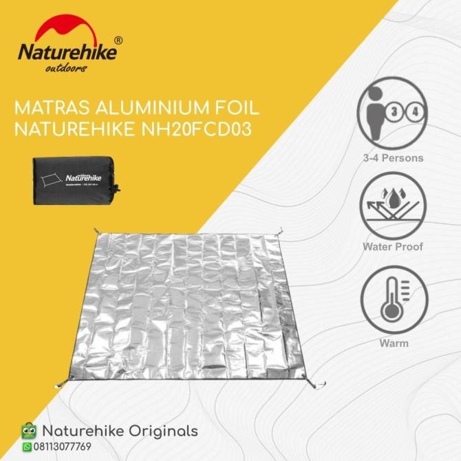 Jual Matras Aluminium Foil Naturehike Nh20Fcd03 Footprint Tenda Camping ...