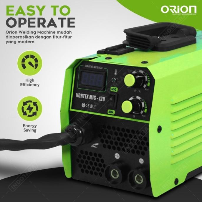 Jual Mesin Las Orion Mesin Las Mig Orion - Vortex Mig120 Original Dan Terpercaya | Shopee Indonesia