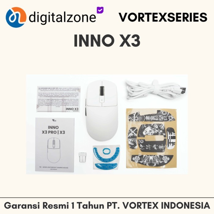 Jual Vortex Inno X3 Vortexseries Inno X3 Ultra Lightweight Wireless ...