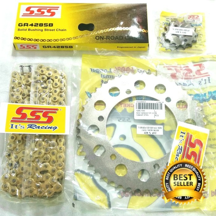 Jual Gear Set SSS Yamaha XSR 155/ Gearset Girset Yamaha MT15 MT 15 Size ...