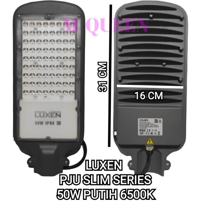 Jual Jual LUXEN LAMPU LED PJU 50W 50 WATT CAHAYA PUTIH 6500K STREET ...