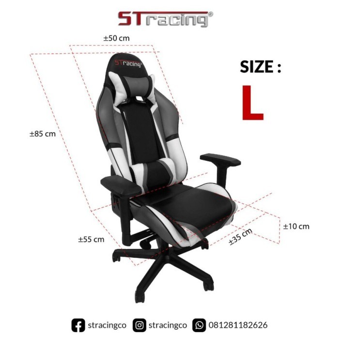 Jual [READY STOCK] STRACING / ST RACING GAMING CHAIR CLASSIC SERIES ...
