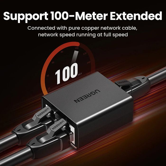 Jual U Adapter Tor Lan Rj45 Splitter 1 To 2 Ethernet Network | Shopee ...